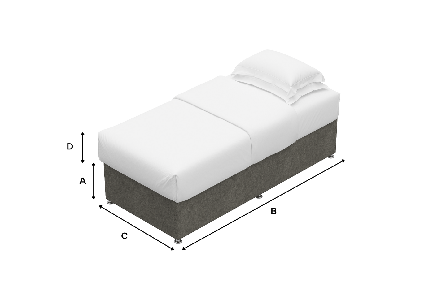 Nike Coil Sprung Divan Bed Set