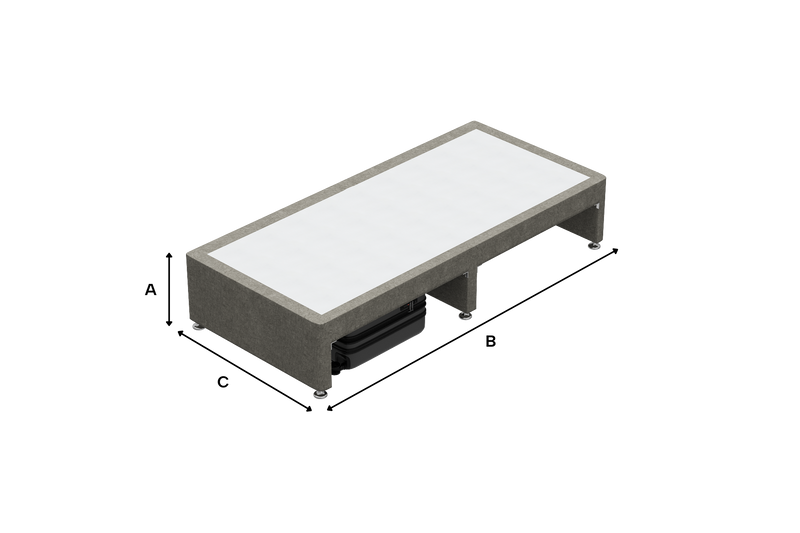 Premium Suitcase Storage Hideaway Divan Bed Base