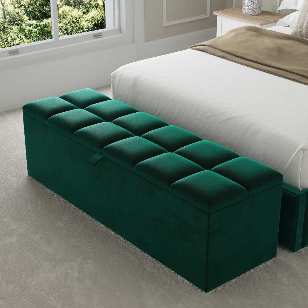 Milan Fabric Upholstered Blanket Box