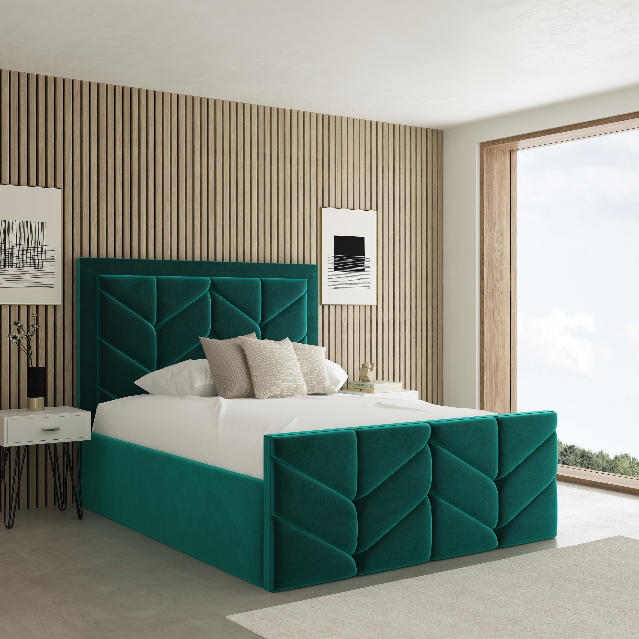 Seville Fabric Upholstered Bed Frame